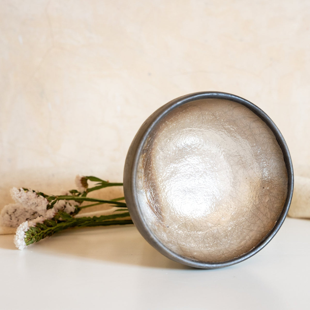 Earthen Ivory Bowl | Handmade Clay Bowl | Wool+Clay