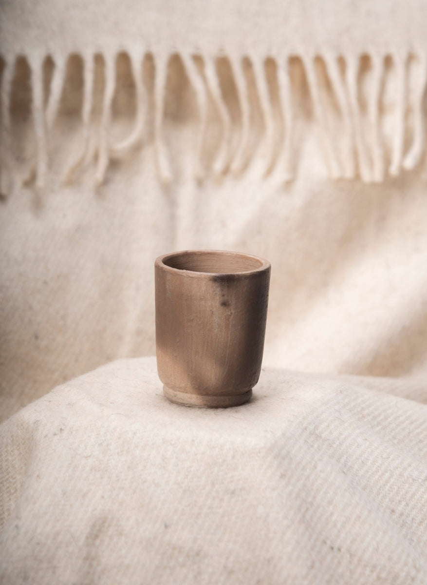 Inner Retreat Mezcalero | Clay Mezcal Cup | Wool+Clay