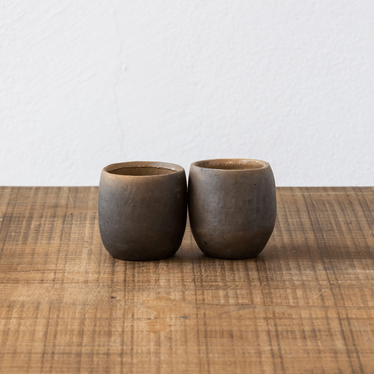 Burnt Ceramic Copita | Handcrafted Clay Cups | Wool+Clay