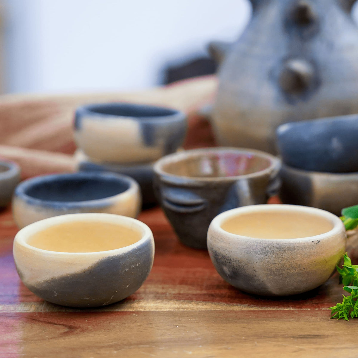 Beige Clay Small Snack Bowl | Handmade Ceramic Mugs | Wool+Clay