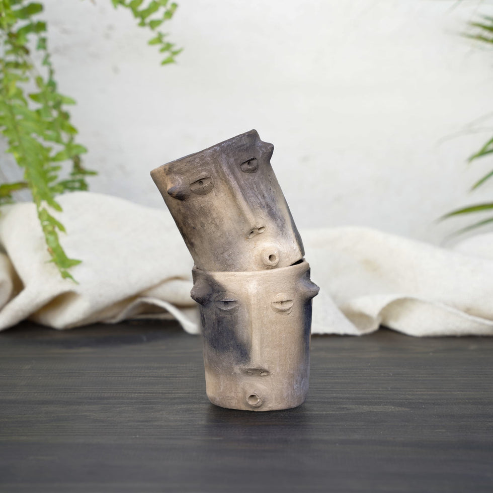 Handcrafted Mezcal Clay Cups | Wool+Clay