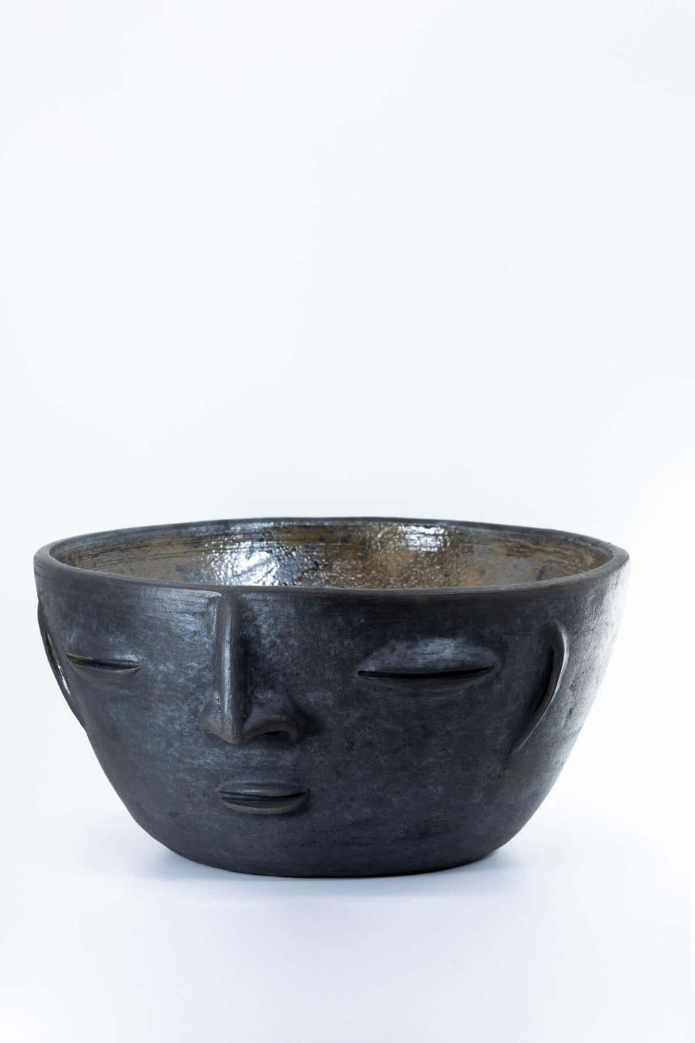 Centerpiece Face Ceramic Bowl | Wool+Clay