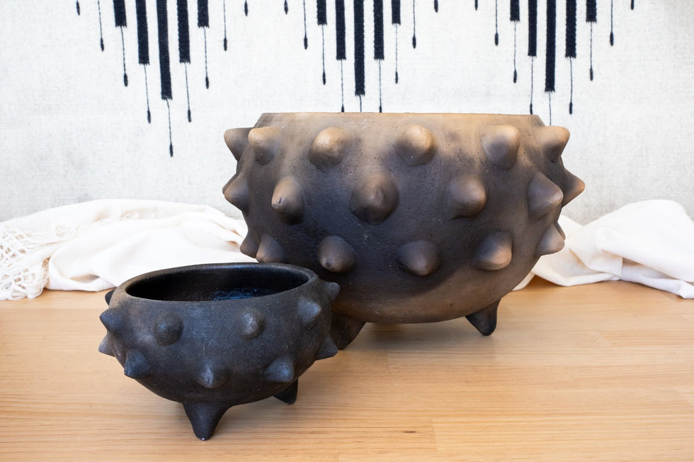 Guardian Grove Planter | Handmade Clay Plant Pot | Wool+Clay