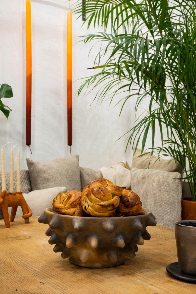 Large Mexican Pochote Ceramic Bowl | Wool+Clay