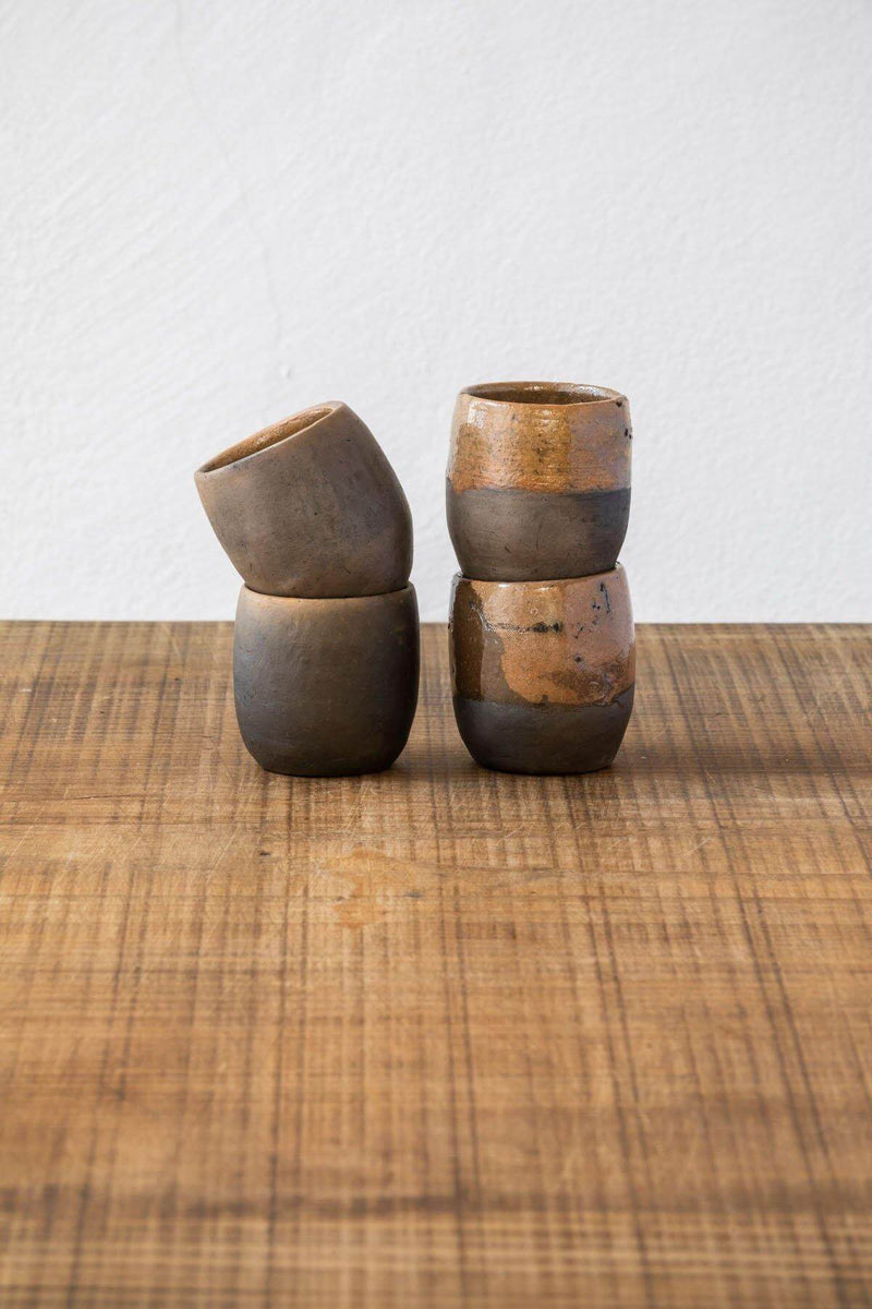 Liquid Ceramic Mezcal Copita | Handcrafted Clay Cups | Wool+Clay