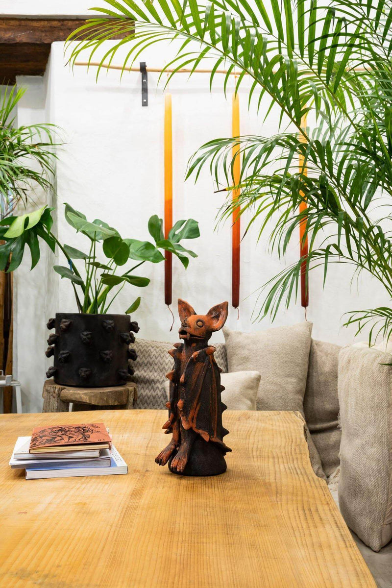 Pollinator Bat Sculpture – Wool+Clay